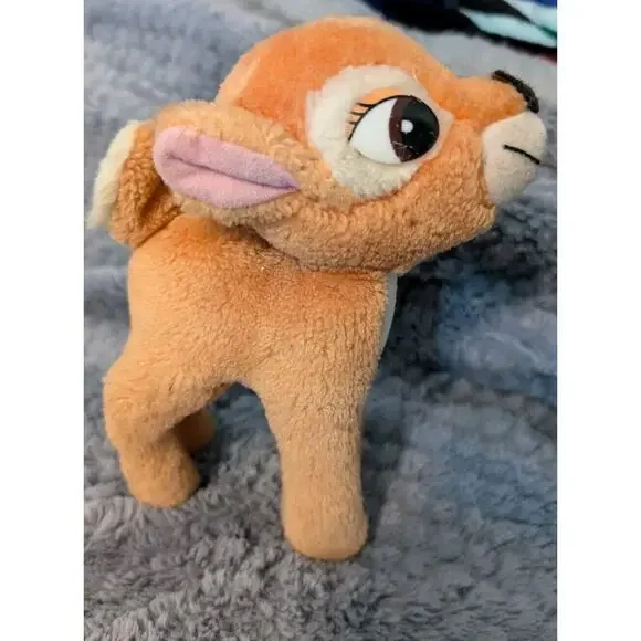 Disney | Toys | Vintage Walt Disney 985 Bambi Plush Faline Deer Stuffed ...